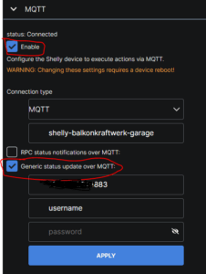 Shelly Verbrauchsdaten über MQTT an openHab senden - Das ist die Welt von Thomas